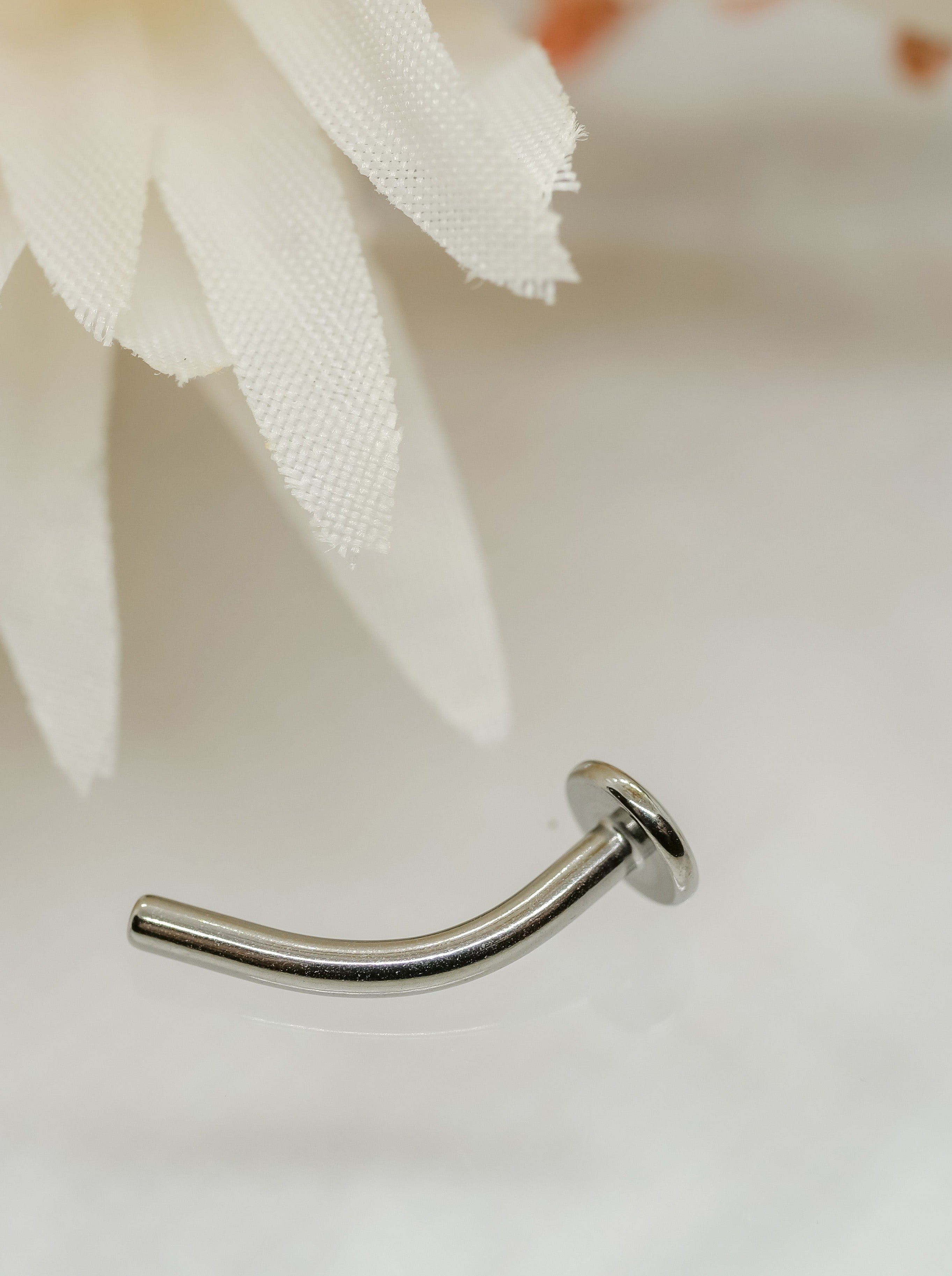 Floating Navel Barbell - Standard Threadless Titanium – BodyALTAR